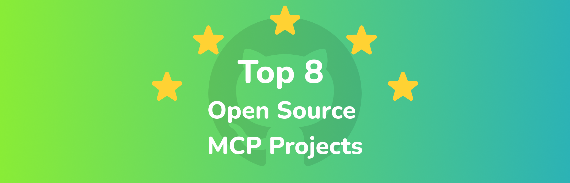 Top 8 Open Source MCP Projects with the Most GitHub Stars - NocoBase